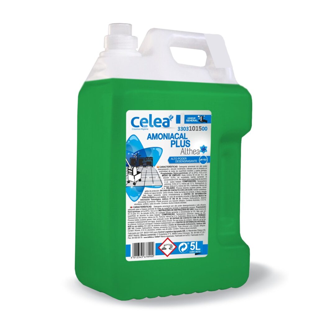 LIMPIADOR AMONIACAL PLUS ALTHEA B/5LTS | Celea Grupo